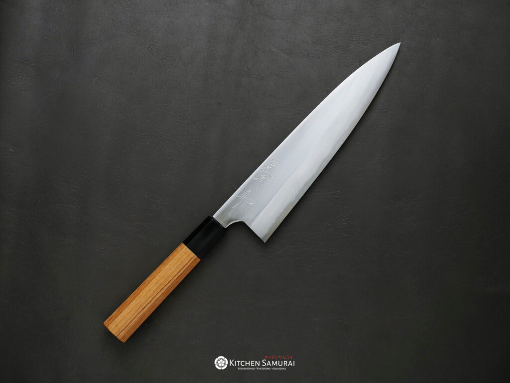Mazaki Hamono Migaki Gyuto 210mm – Kitchen Samurai | Japanese Kitchen ...